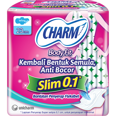 CHARM Body Fit® Extra Maxi – Non Wing 23cm-Pembalut Wanita & Panty ...