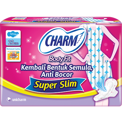 CHARM Body Fit® Extra Maxi – Non Wing 23cm-Pembalut Wanita & Panty ...